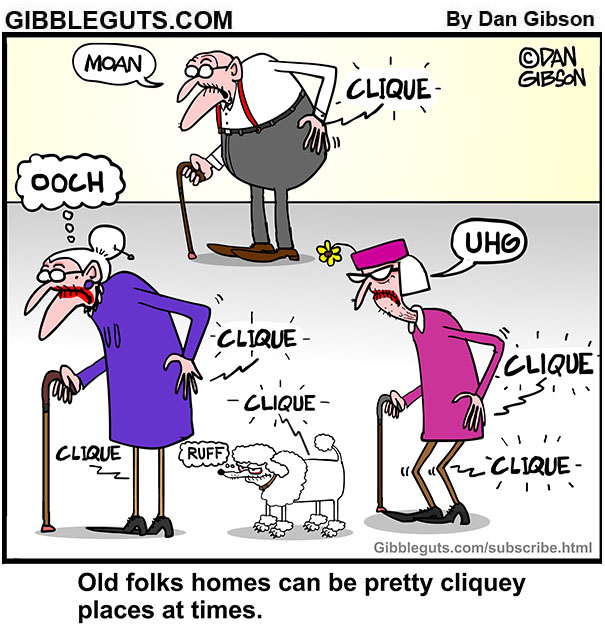 Old Folk Cliques – Gibbleguts COMICS