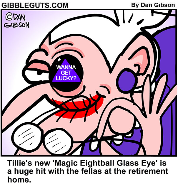 Magic Eight Ball Eye – Gibbleguts COMICS